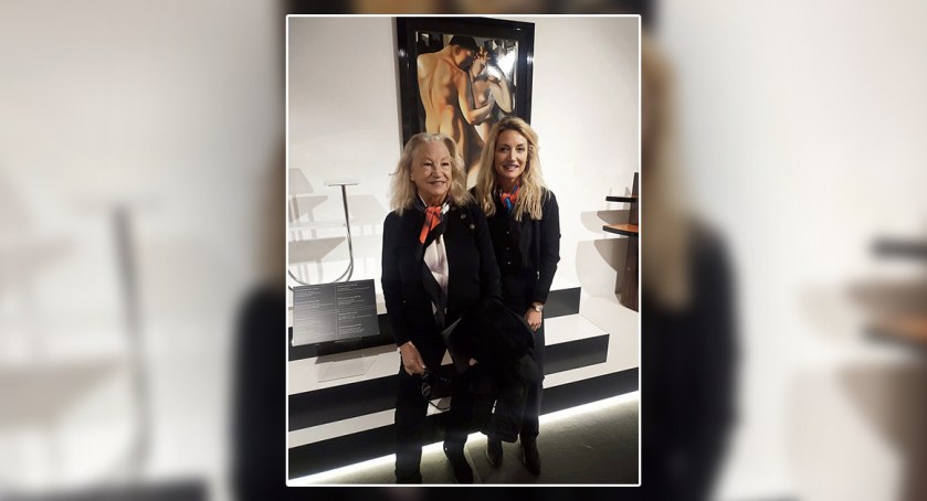 Wnuczki Tamary Łempickiej zwiedziły wystawę art déco - wiadomości Płock